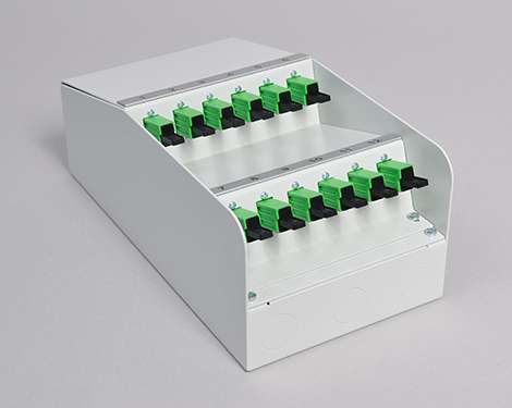 AP-Box Stahl,12 x E2000APC, SM, H&S